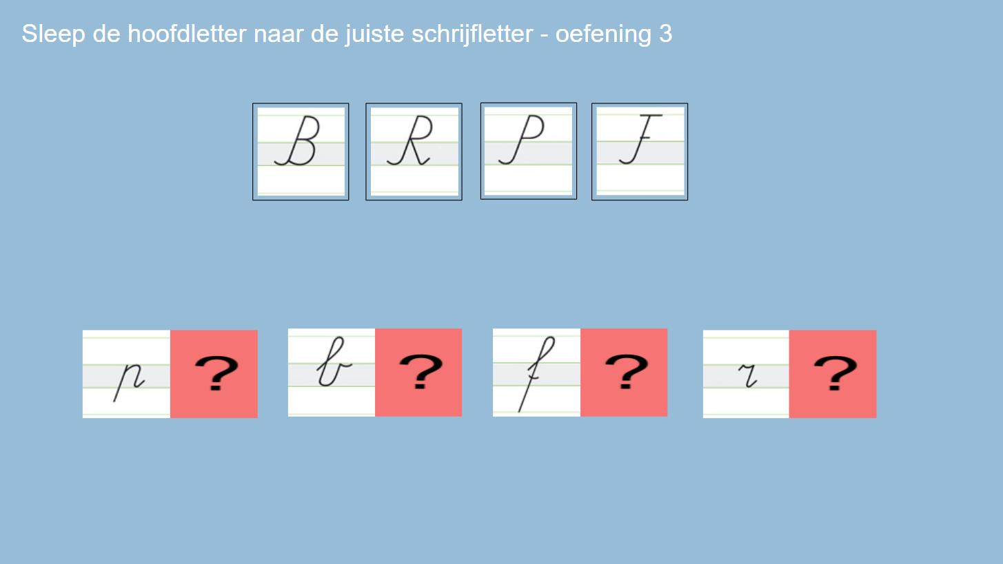 Van hoofdletters naar schrijfletters - CKSA ICT